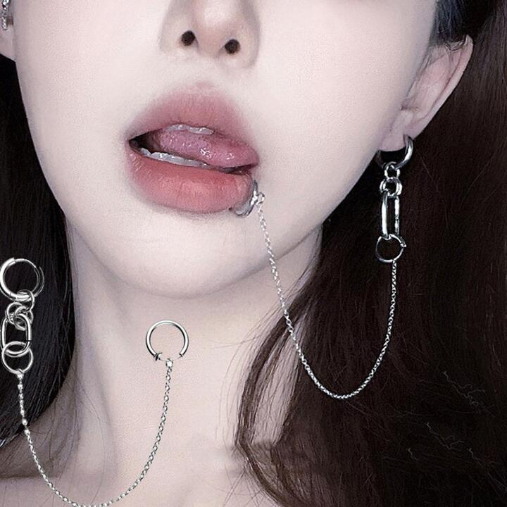 Ear lip chain store