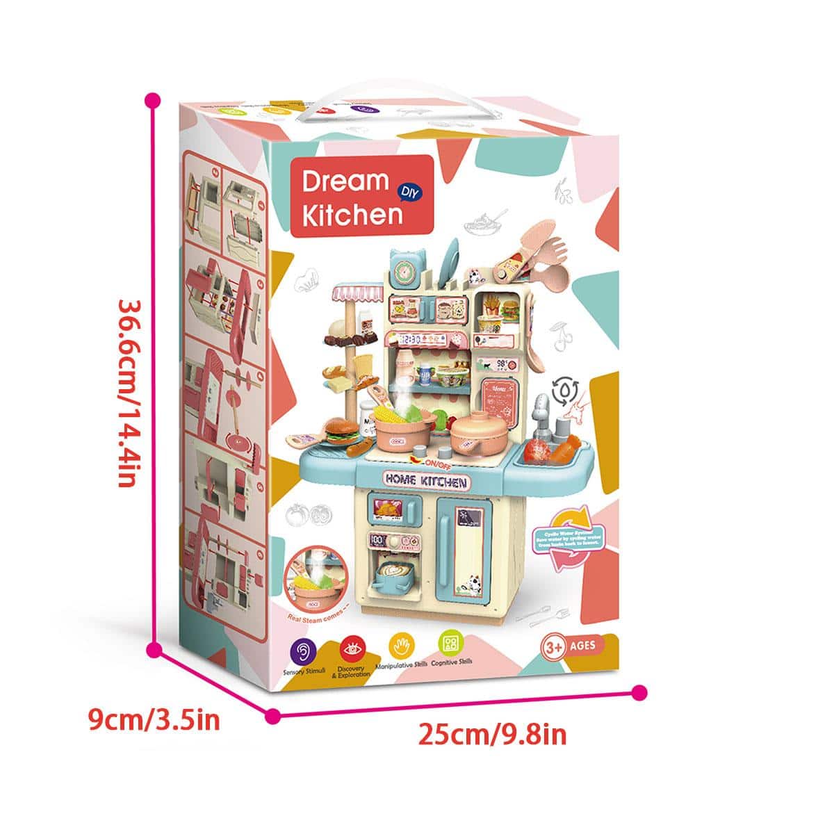 Children Play Every Kitchen Toy Set Male And Female Baby Cooking ...