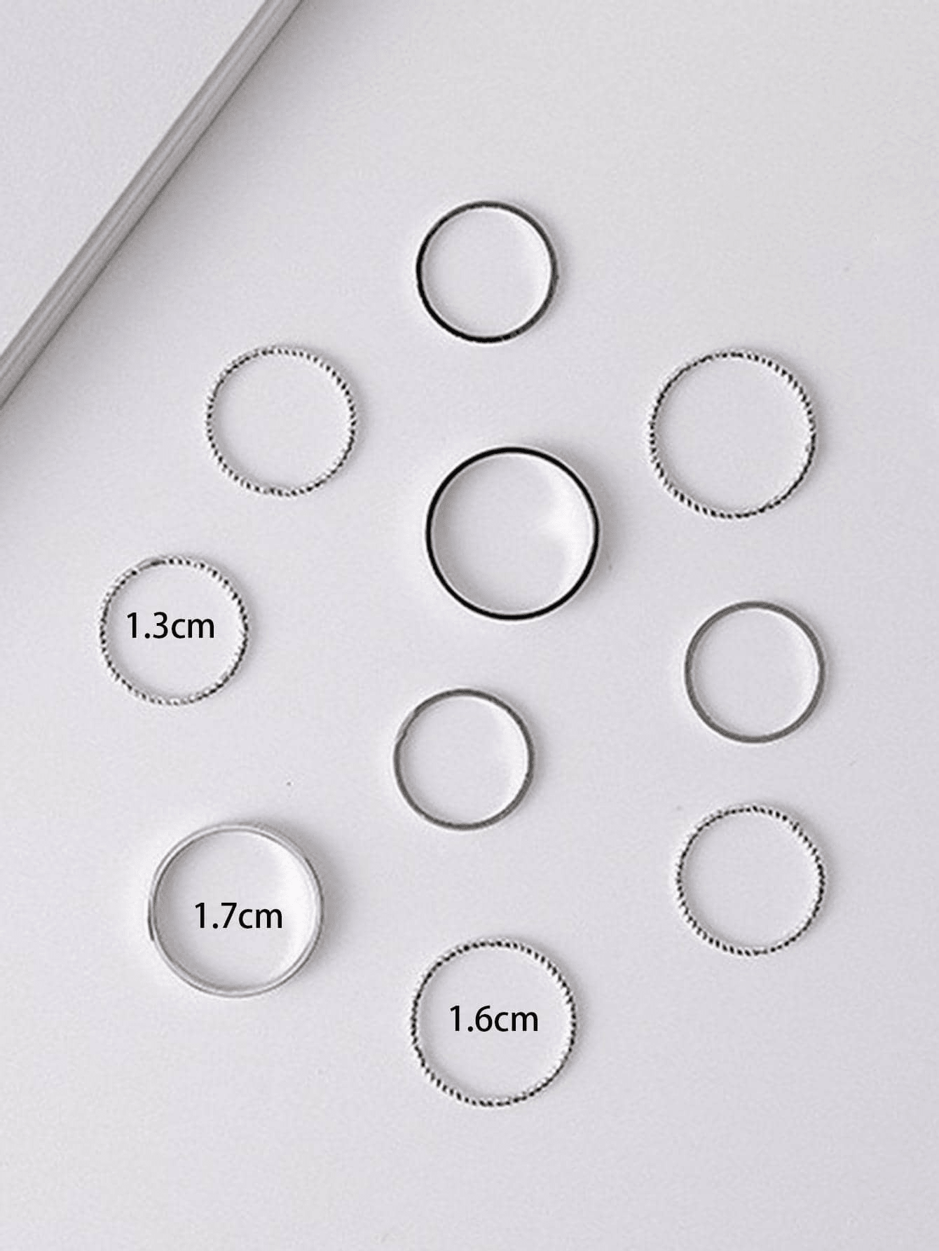 10pcs/set Minimalist Ring | SHEIN USA