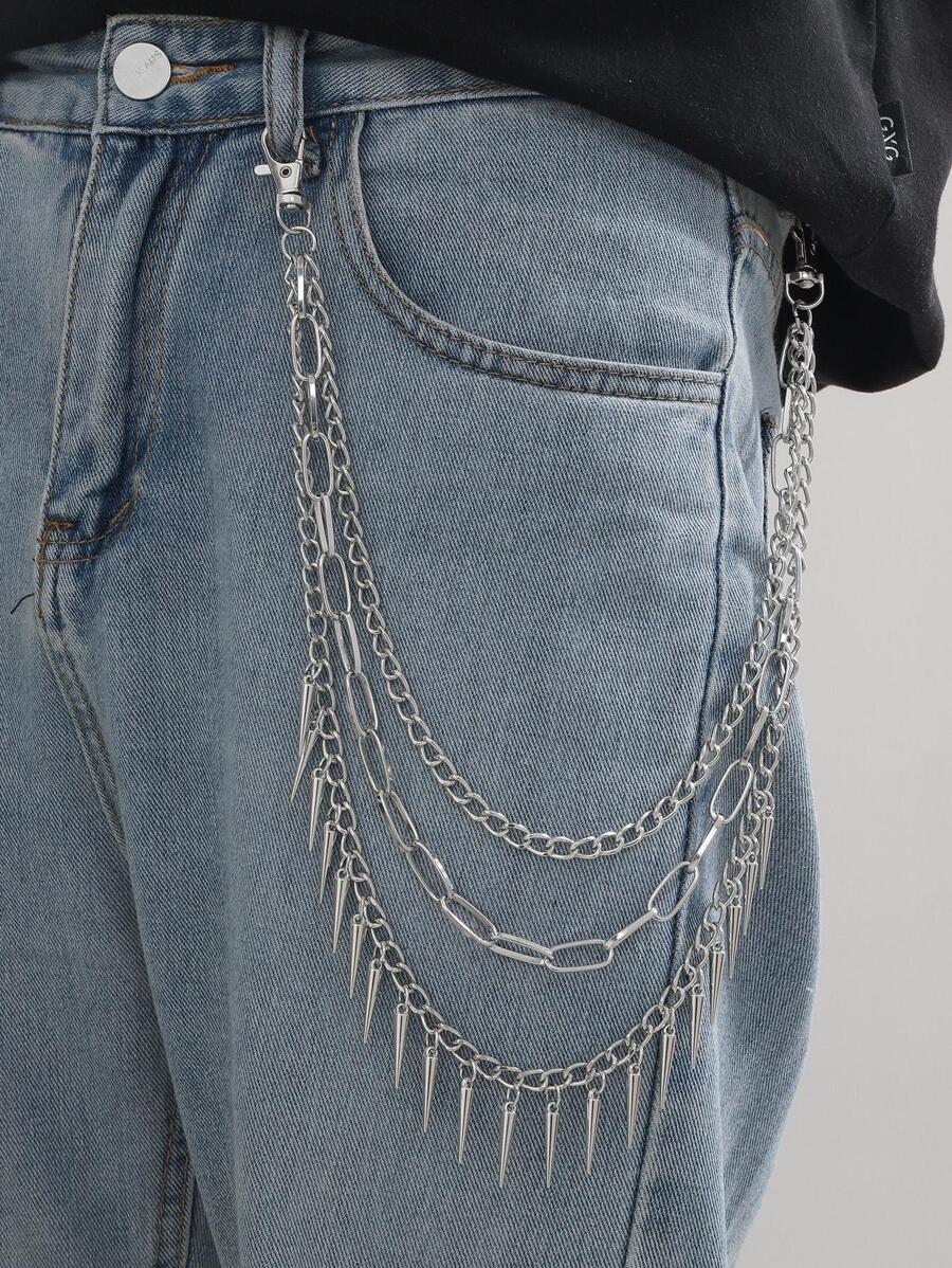 Men Spike Charm Layered Pant Chain | SHEIN USA