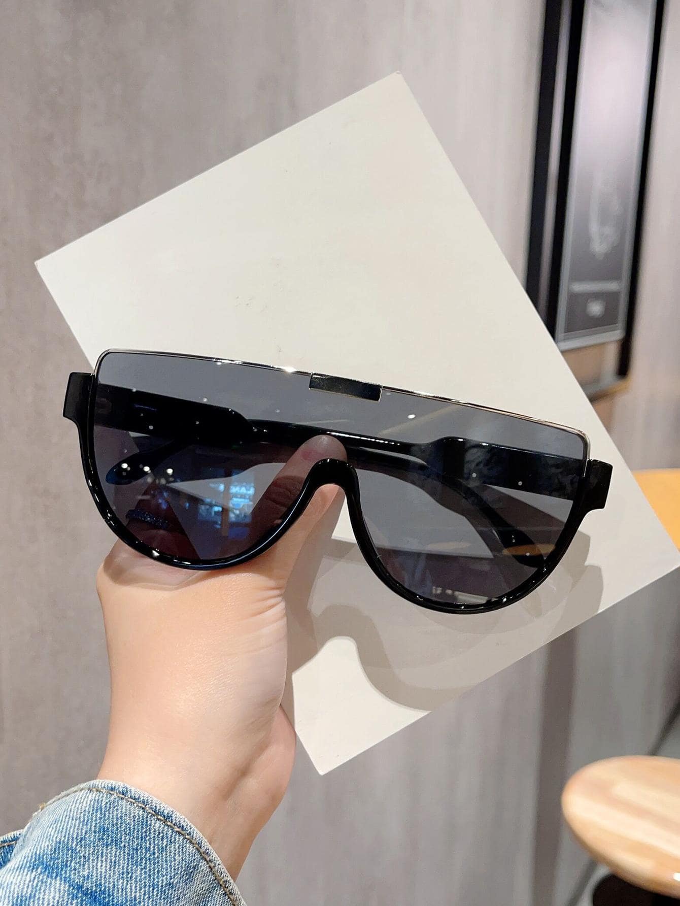 Flat Top Shield Sunglasses | SHEIN USA
