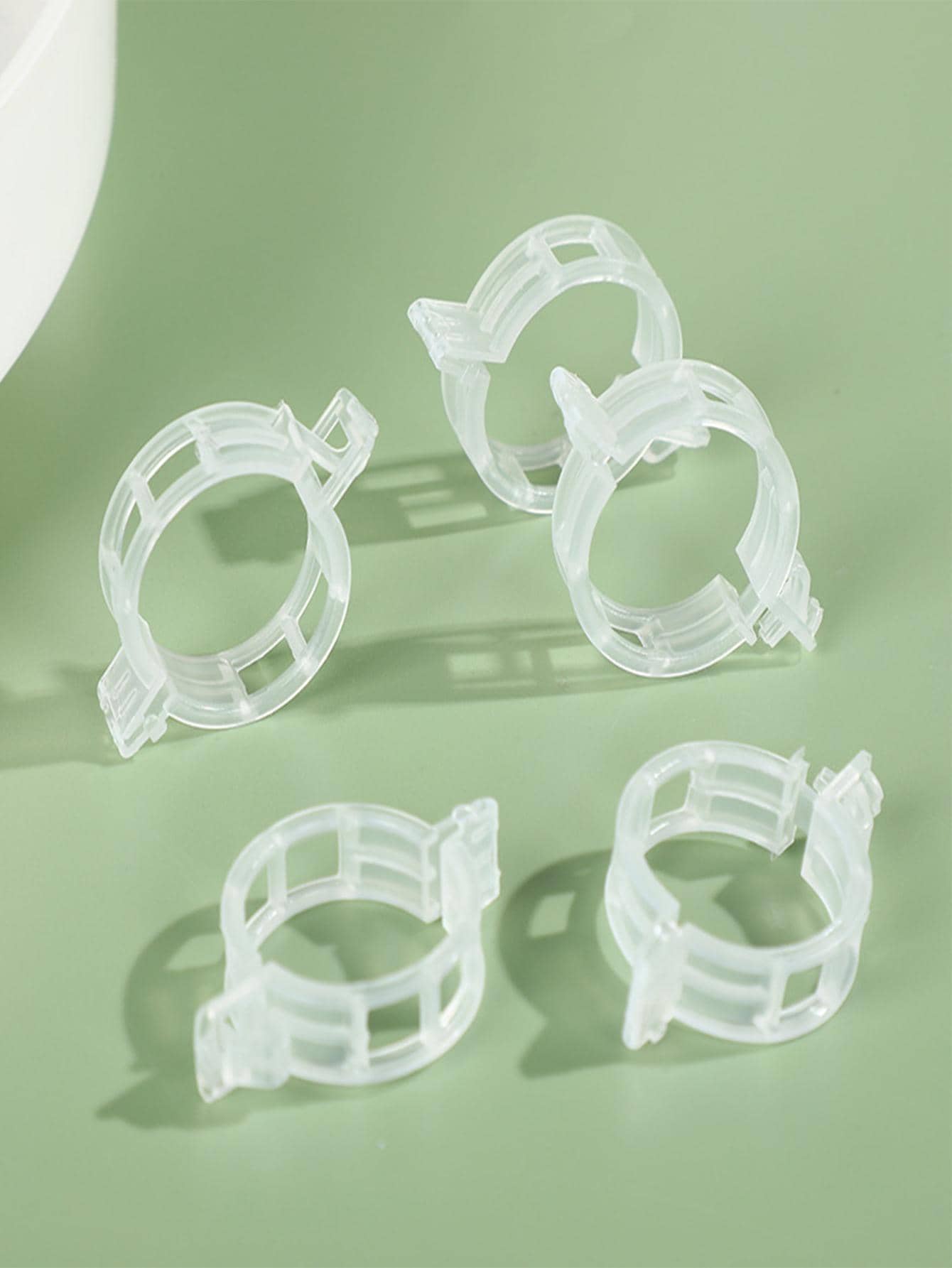 10pcs/set Plastic Plant Fixed Clip, Modern Clear Plant Climbing Wall ...