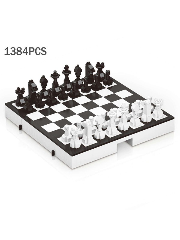 1 Set Chess Set Of Construction Block International Chess Modular ...