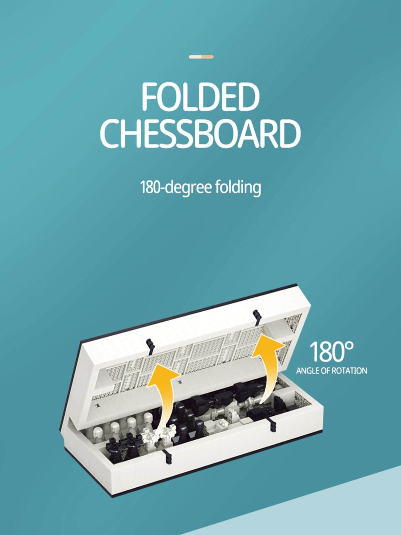 1 Set Chess Set Of Construction Block International Chess Modular ...