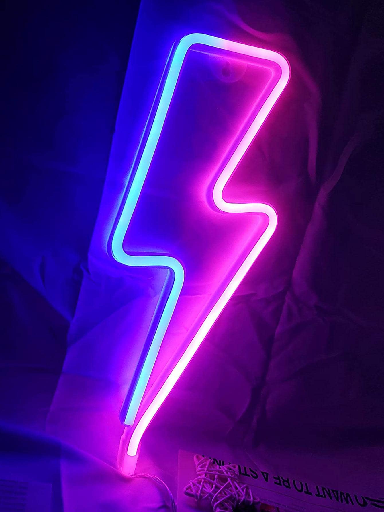 Lightning Shaped Neon Light | SHEIN UK