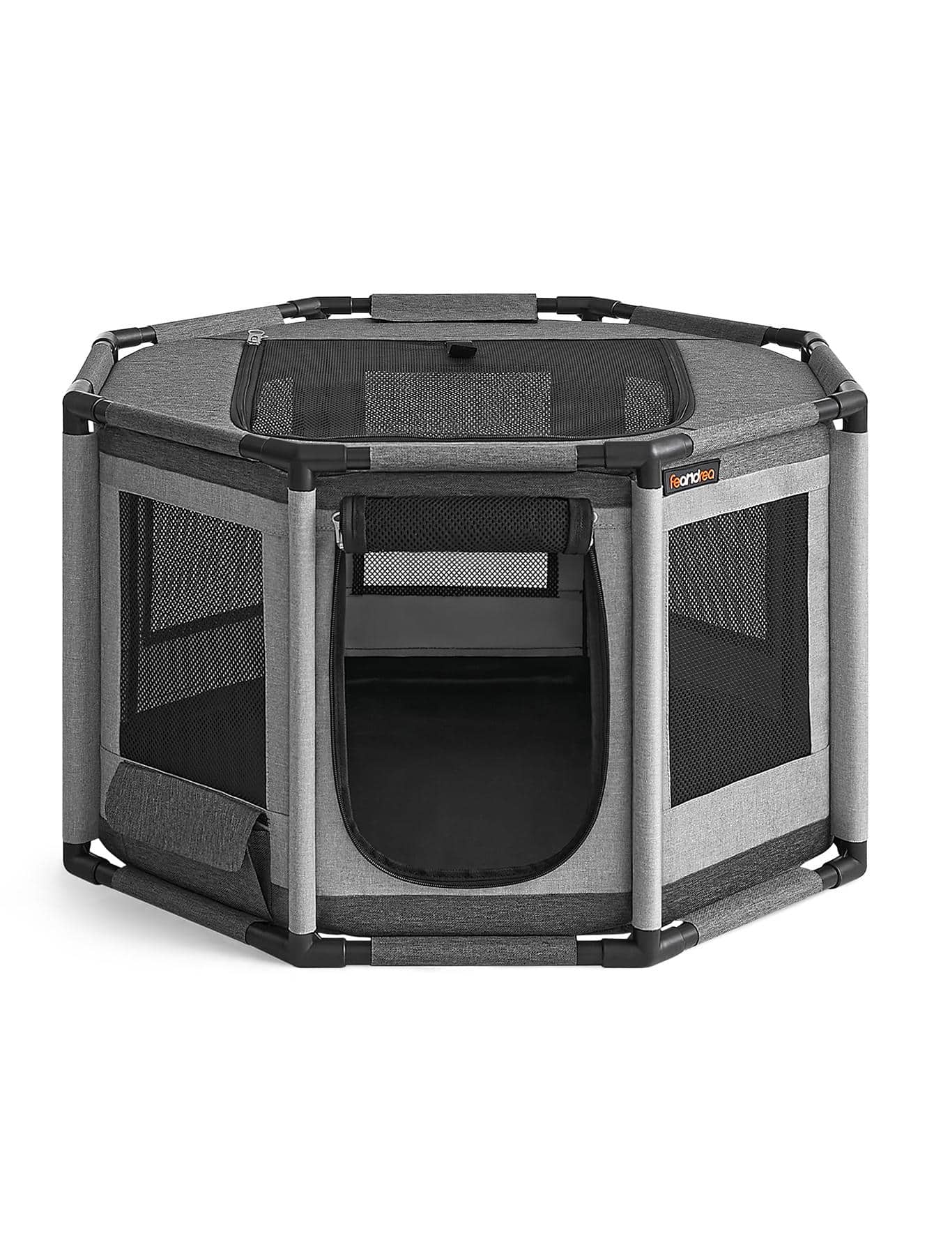 Dog Playpen, Oxford Fabric Dog Fence, Octagon Dog Crate, M, 28.9 X 28.9 ...