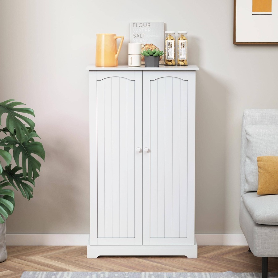 HLR-41''Kitchen Storage Cabinet,Food Pantry Cabinet With Doors And ...