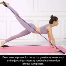 2 Latex Exercise Resistance Band - 2-Section Sticks - All-in-one ...
