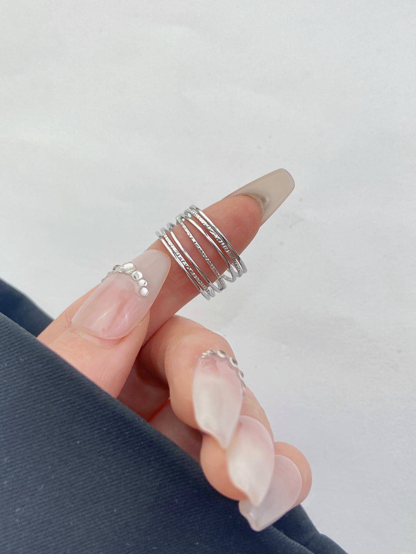 Minimalist Layered Cuff Ring | SHEIN USA