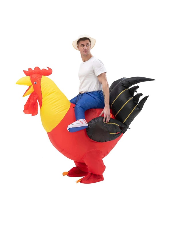 Disfraz con diseño de pollo inflable | Moda de Mujer | SHEIN México