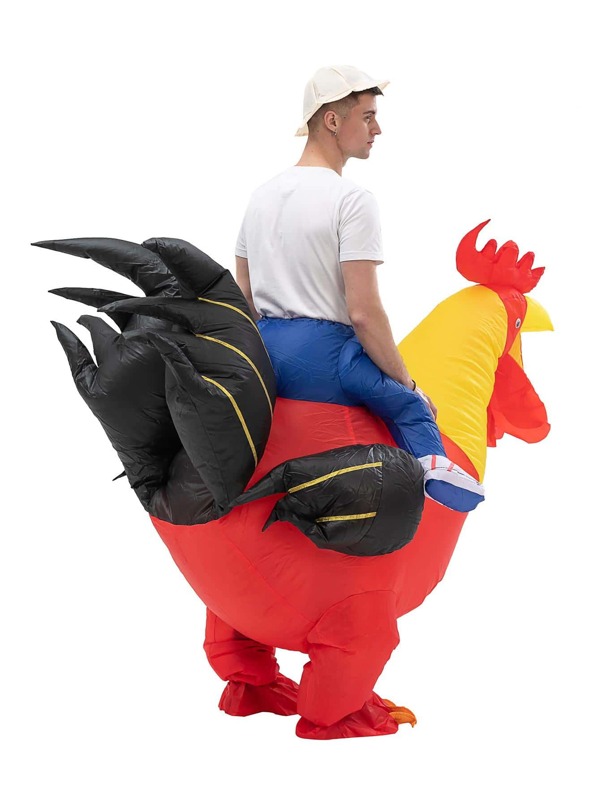 Disfraz con diseño de pollo inflable | Moda de Mujer | SHEIN México