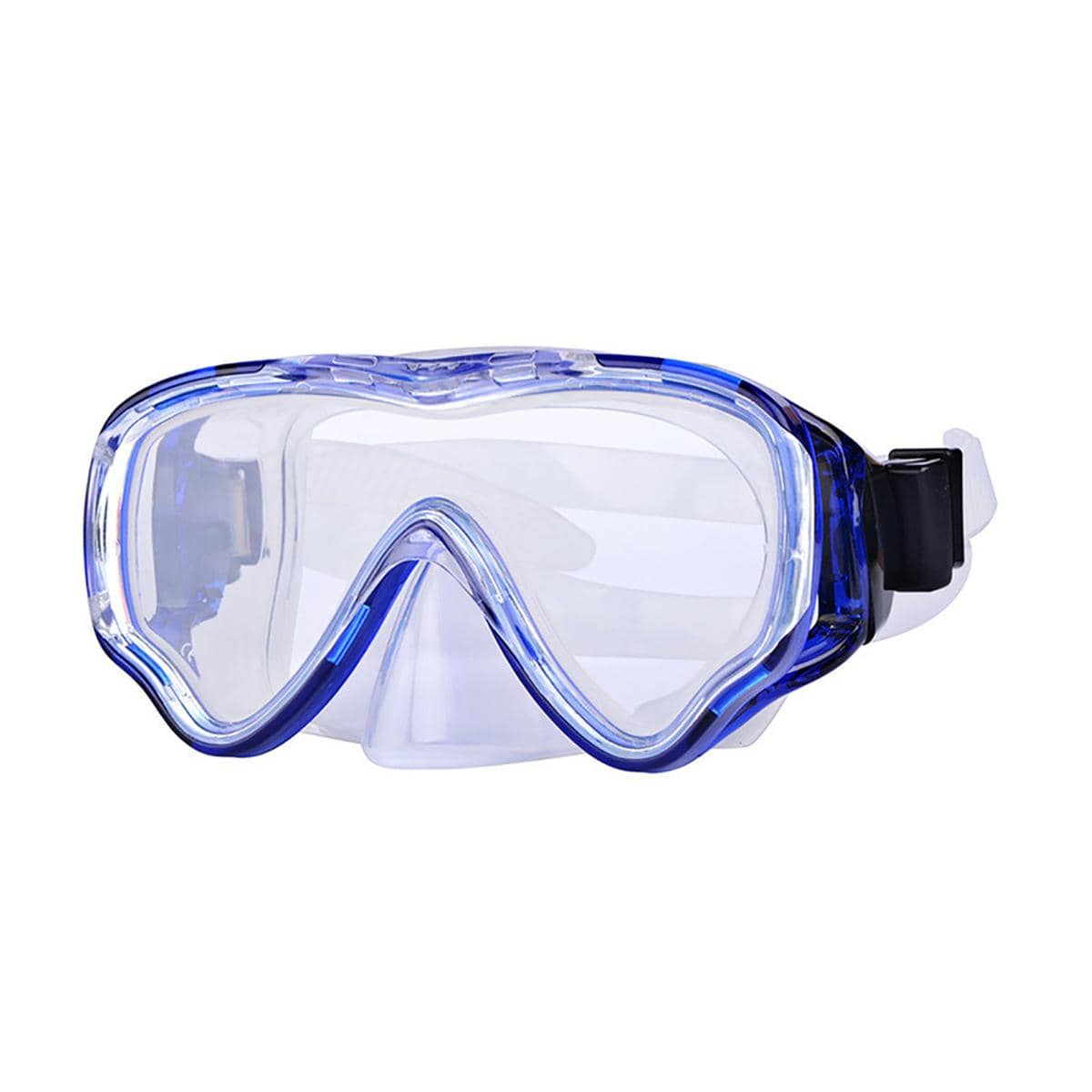 With Nose Cover Clear View Kids Swim Goggles Gift Pool Lightweight ...