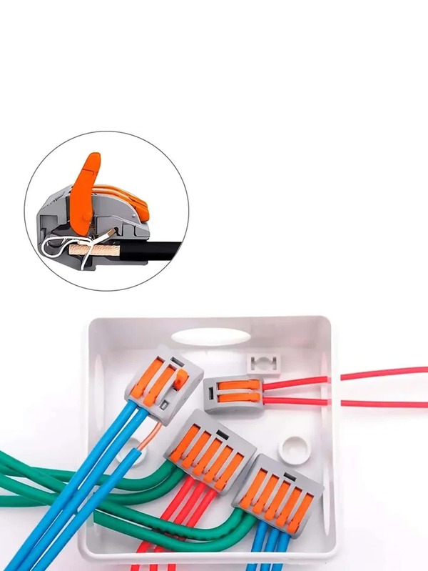 1set Copper Nut Splice Connector, Modern Compact Splicing Nut Connector ...