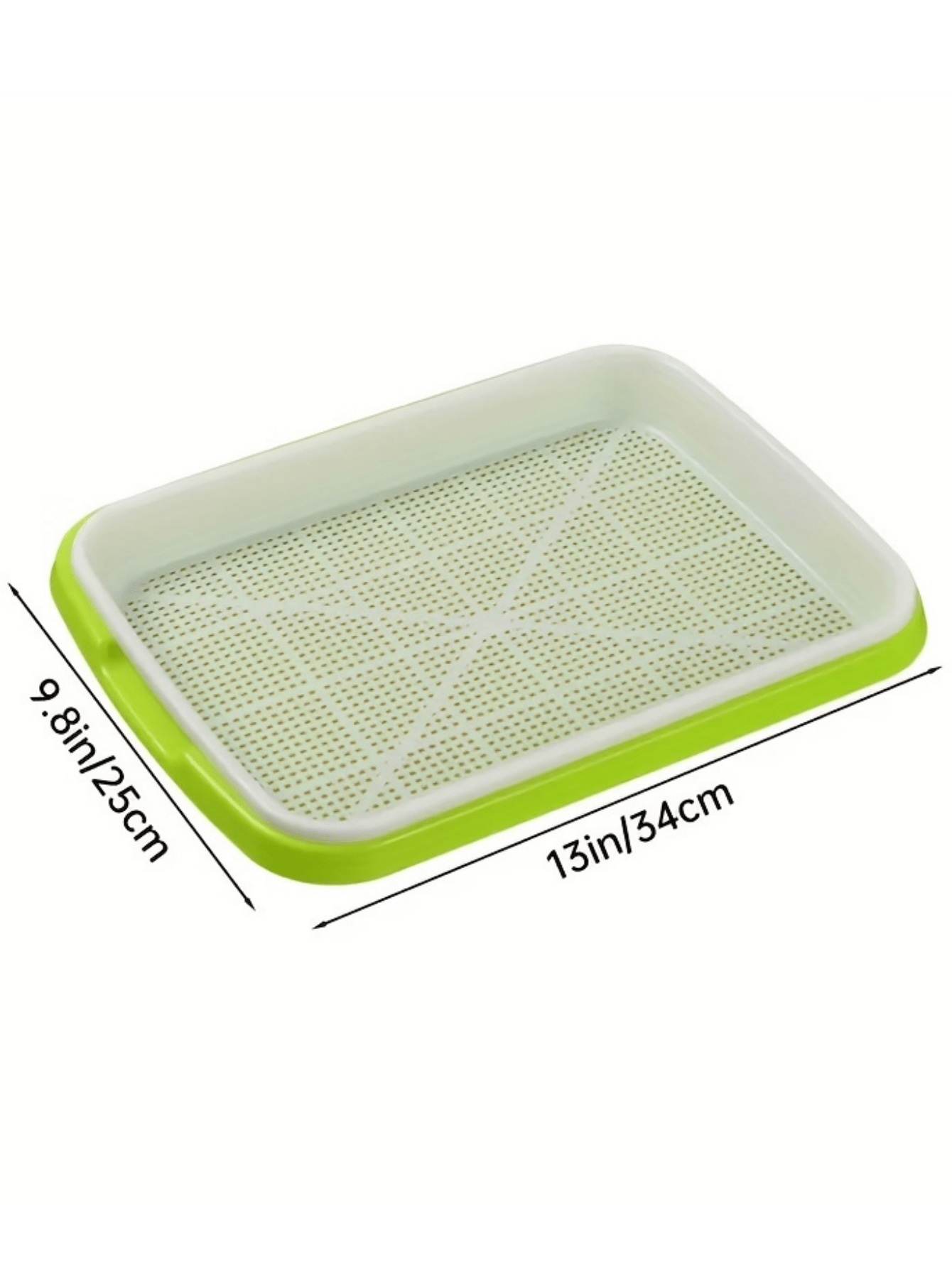 34x25x6cm Sprout Vegetable Culture Tray Hydroponic Balcony Soil-less ...
