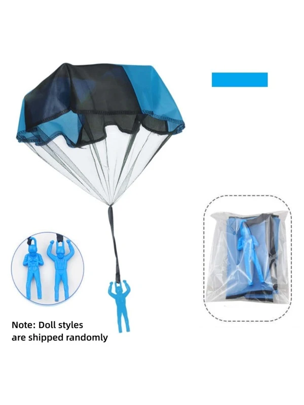 BLUE Children's hand thrown parachutes, aerial parachute toys ...