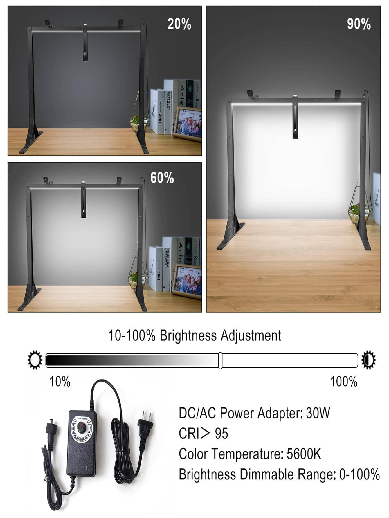 Overhead Camera Mount Rig Top-Down Shoots, Table Top Desk Mount Stand ...