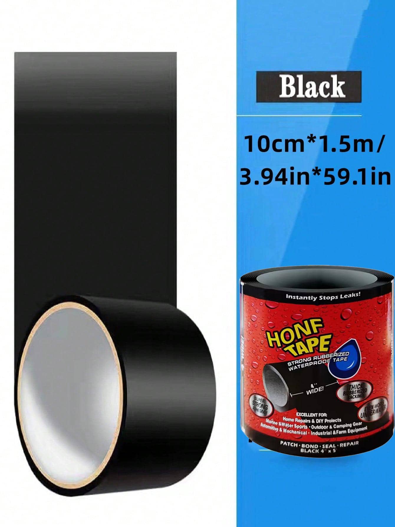 1pc Patch PVC Pipe Super Strong Waterproof Tape,Stop Leaks Seal Repair ...