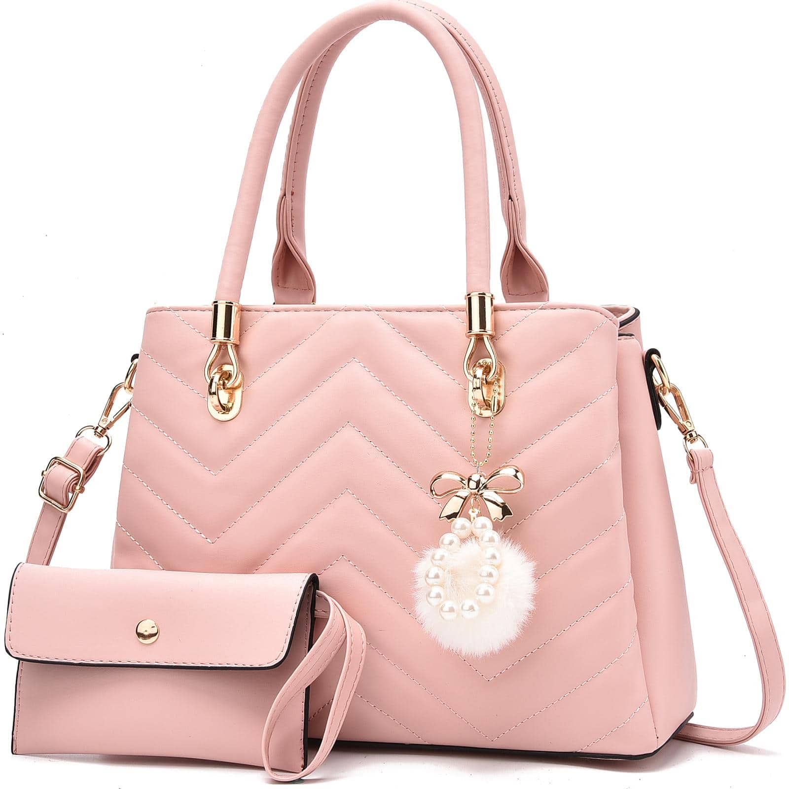 I IHAYNER Women Handbags Wave Quilted Purse Large Shoulder Bag ... I IHAYNER Women Handbags Wave Quilted Purse Large Shoulder Bag ...