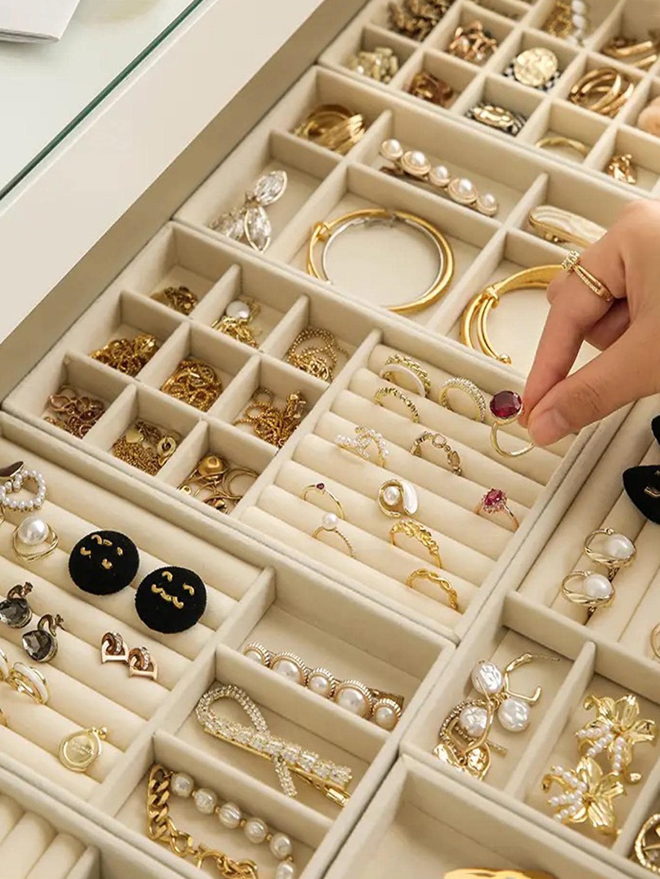 Multi-grid Jewelry Box | SHEIN USA