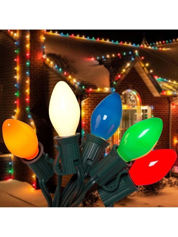 Retro Christmas Lights Outdoor