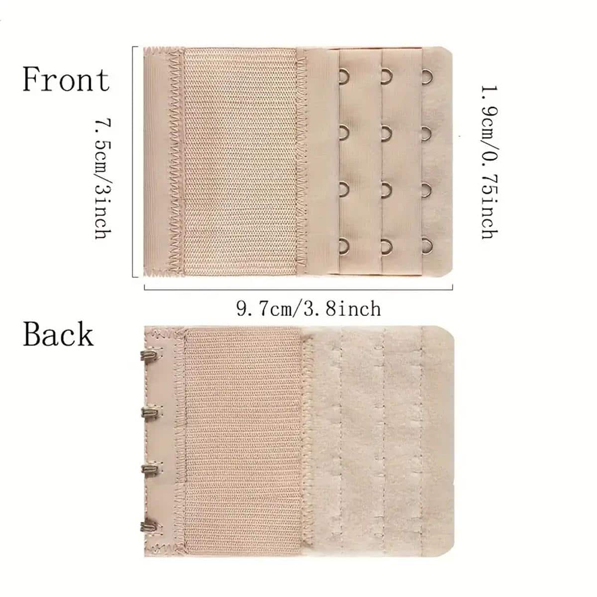 3pcs Bra Extension Buckle Set: Get the Perfect Fit with Adjustable 3 ...