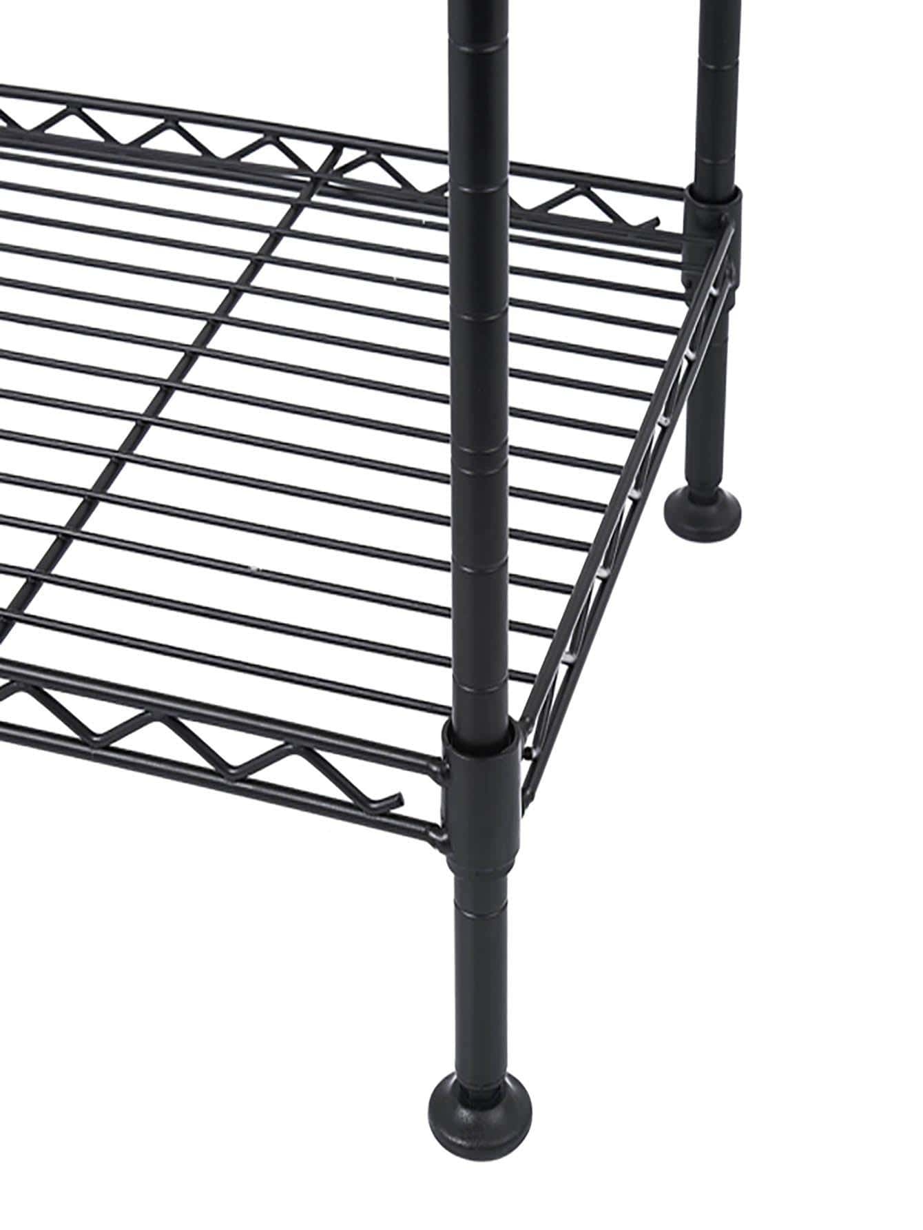 Heavy Duty 4-Tier Industrial Welded Wire Shelving, Durable and Sturdy ...