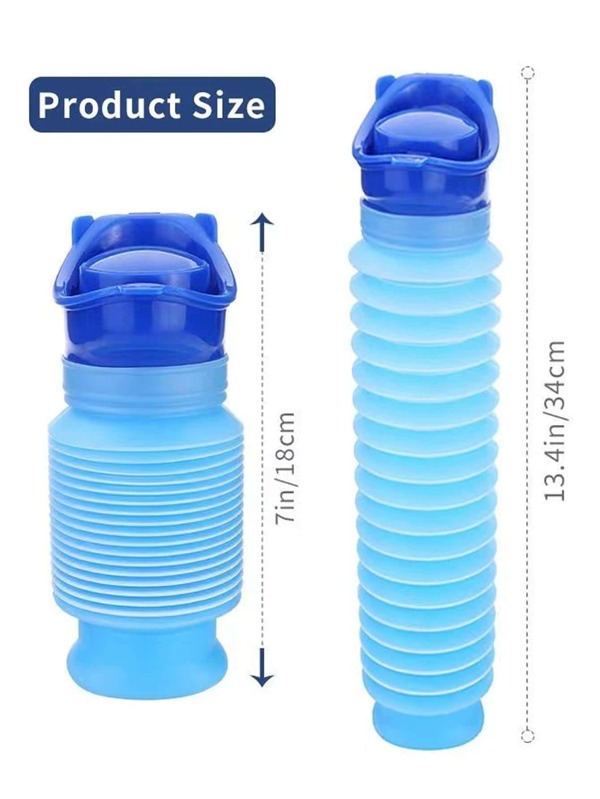 Portable Collapsible Travel Urinal For Men & Women, Reusable Kids Potty ...