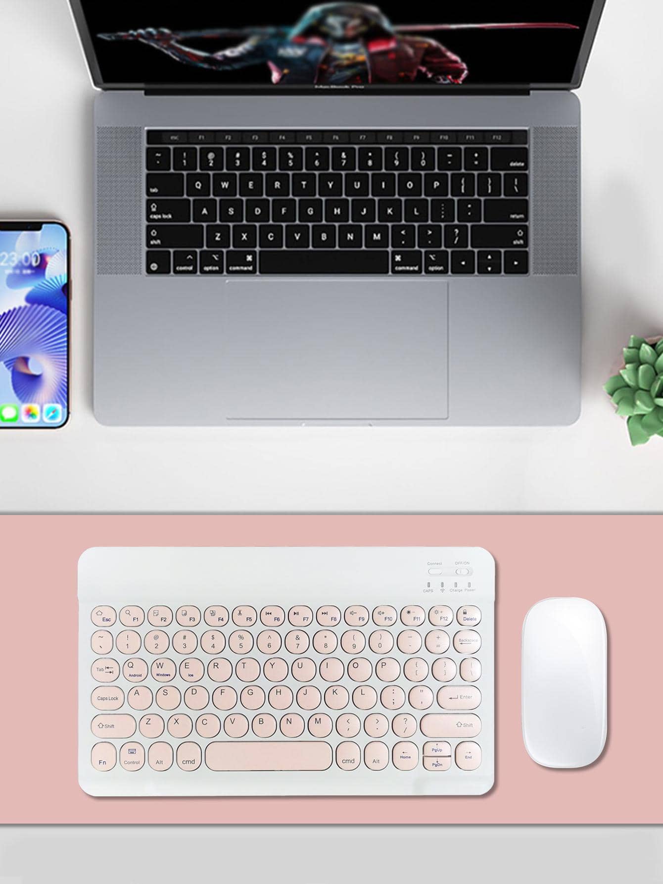 10 Inch Mini Wireless Keyboard For Laptop, Mobile Phone & Tablet ...