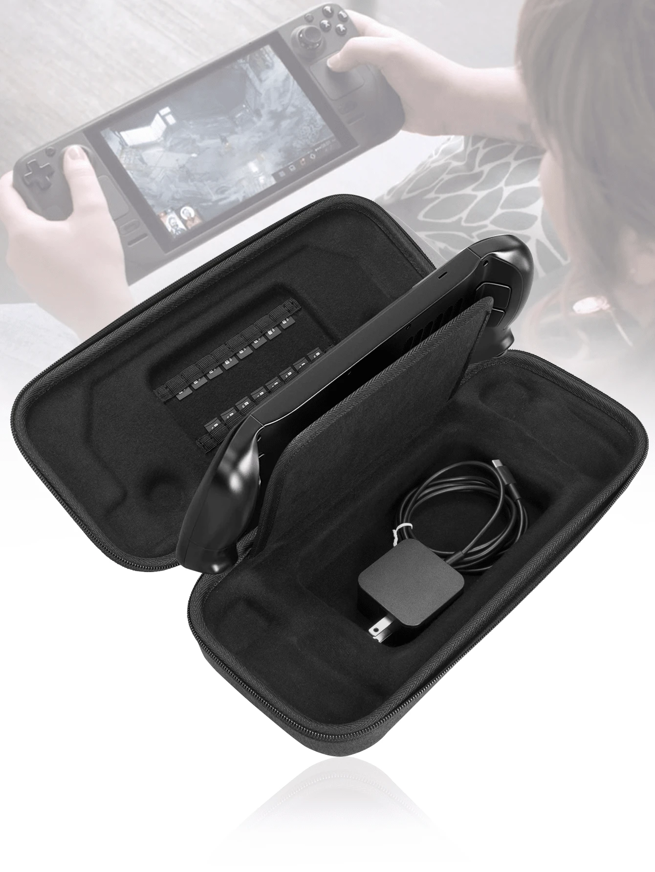 Case for Steam Deck, Hard Shell EVA Protective case for Steam Deck ...