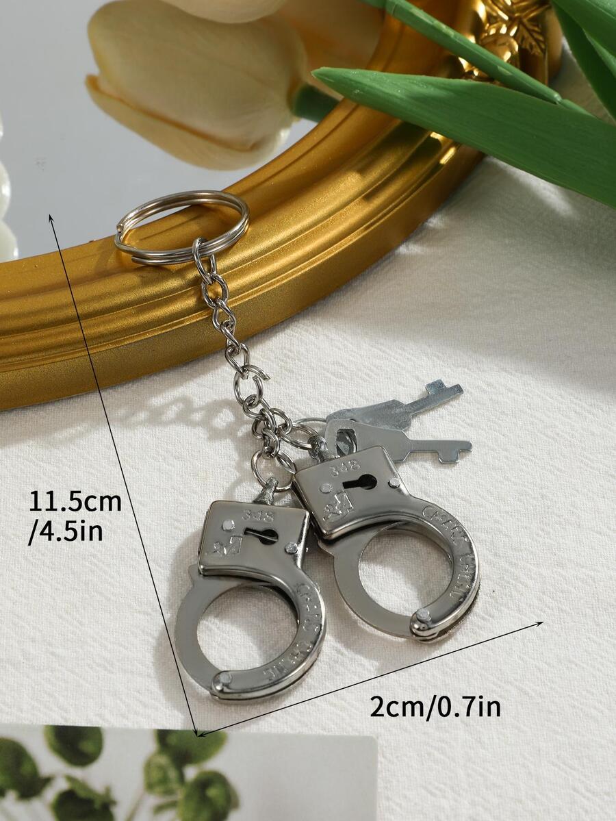 Men Handcuffs Charm Keychain | SHEIN USA
