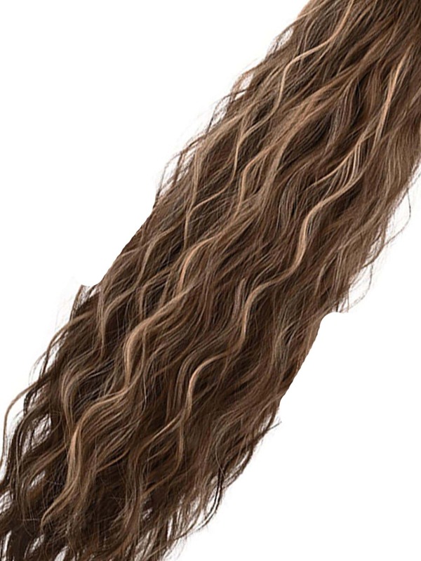 Ponytail wig female long hair pulling rope type ponytail big waves ...