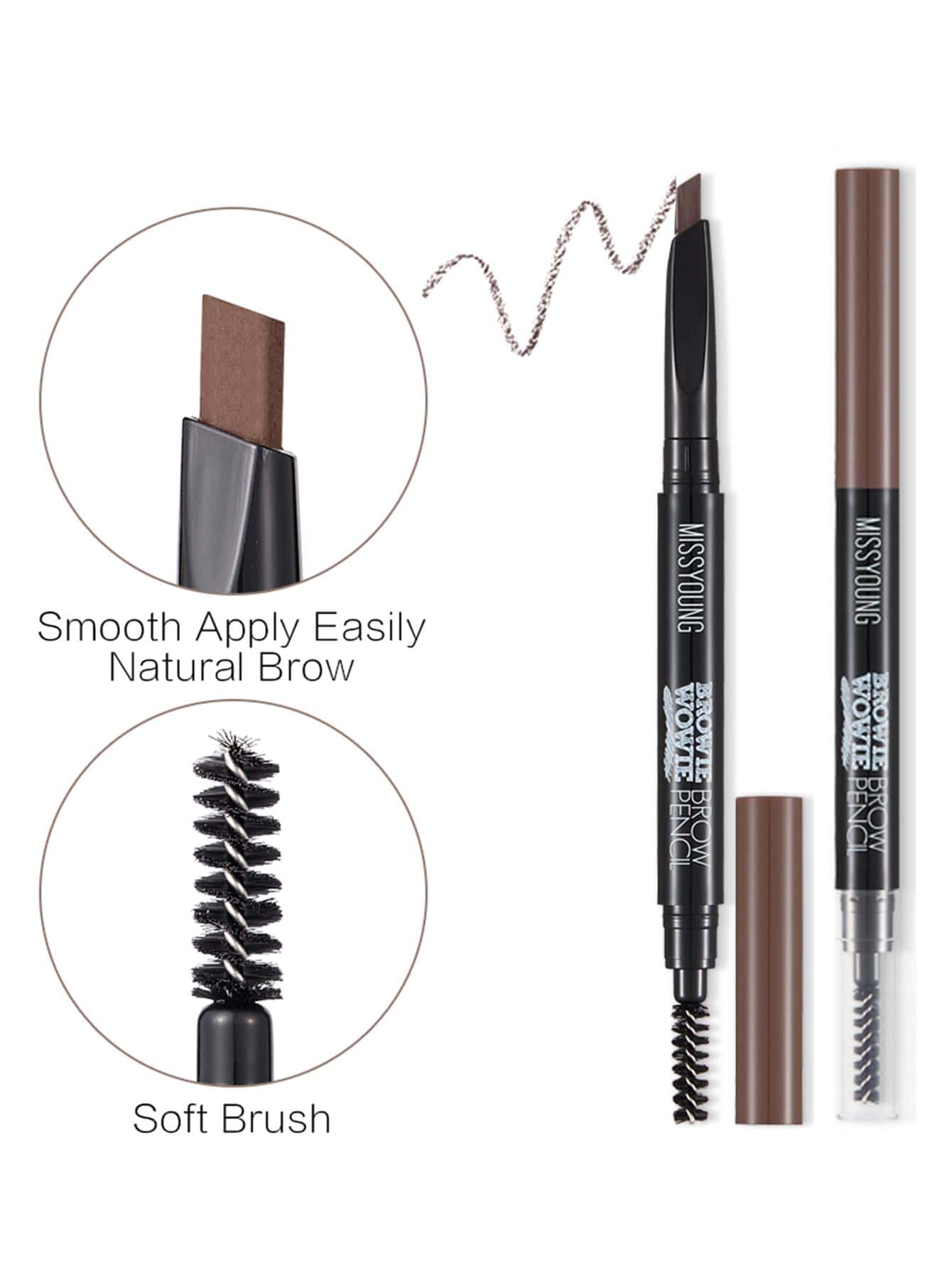 Eyebrow Pencil, Eyebrow Pencil Waterproof Eyebrow Definer Pen Sweat ...