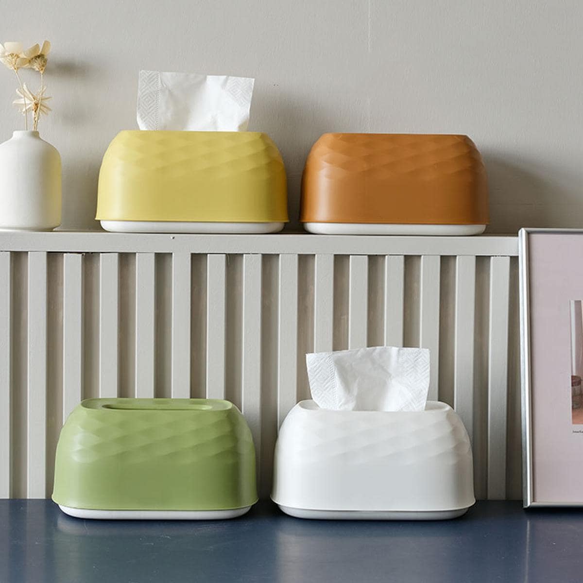 1pc PP Tissue Box, Simple Tissue Storage Box For Home | SHEIN USA