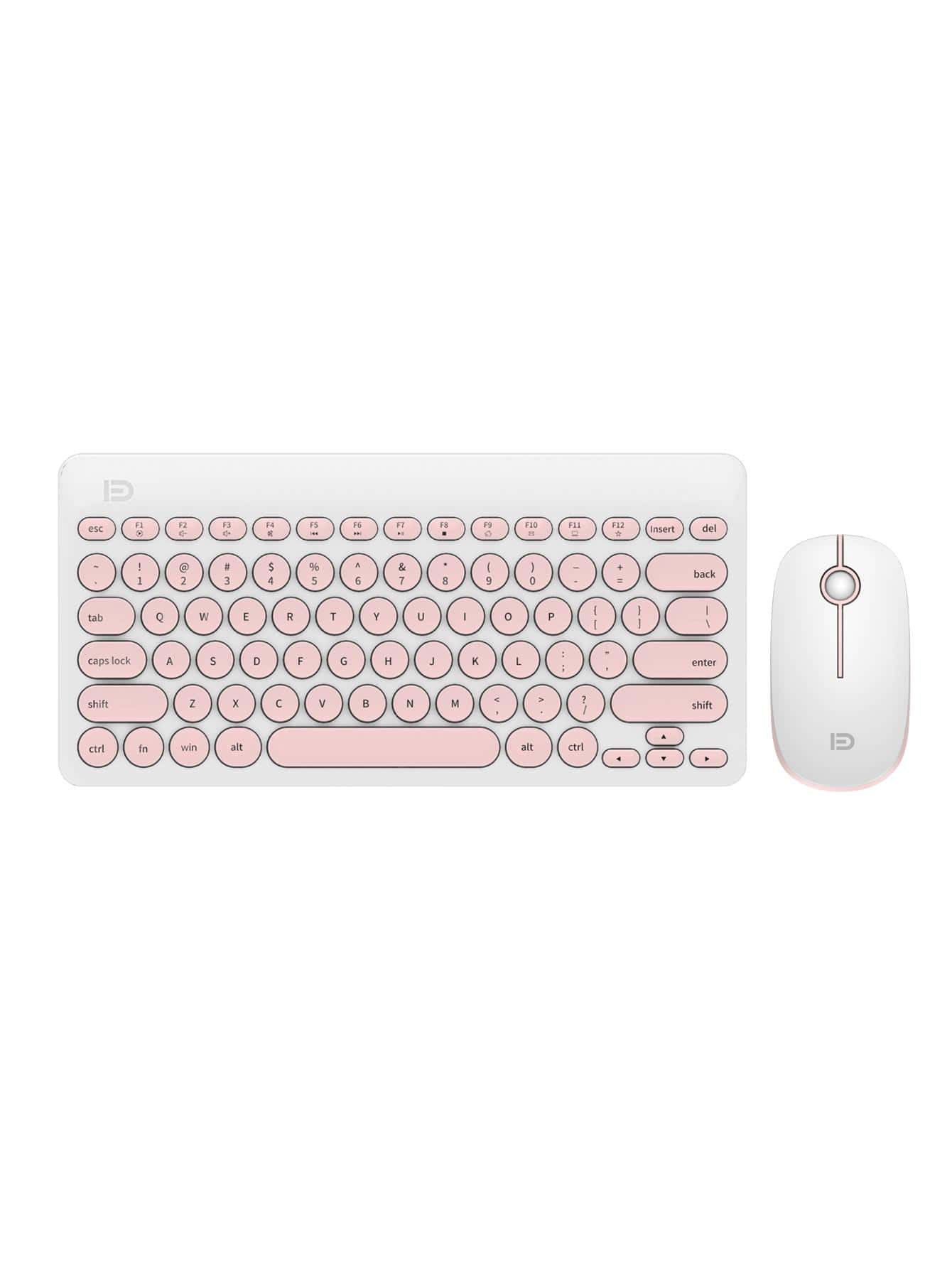 FUDE Color Block Wireless Keyboard & Mouse Combo | SHEIN USA