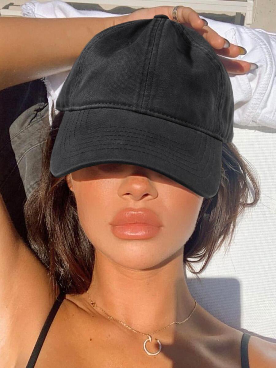 1pc Minimalist Solid Baseball Cap | SHEIN EUR