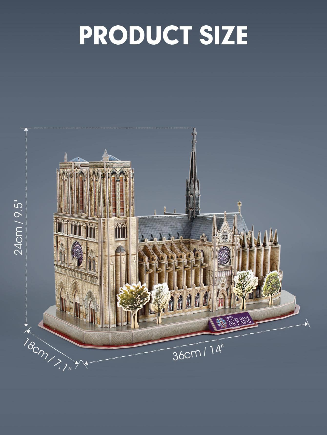 National Geographic Notre Dame de Paris France booklet included 128 ...