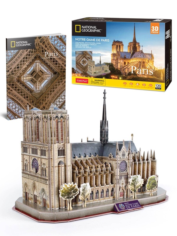 National Geographic Notre Dame de Paris France booklet included 128 ...