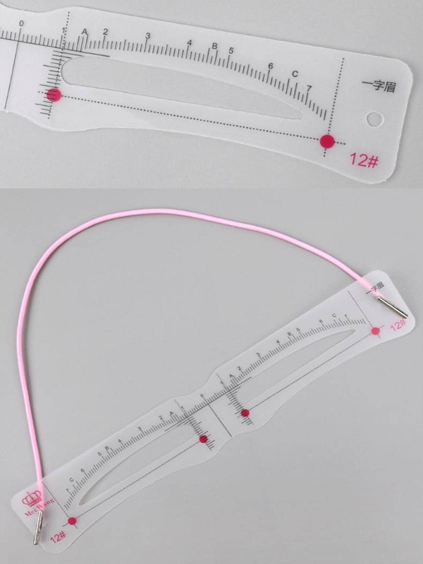 Eyebrow Stencil,12Pcs Silicone Eyebrow Templates Eyebrow Card Drawing ...