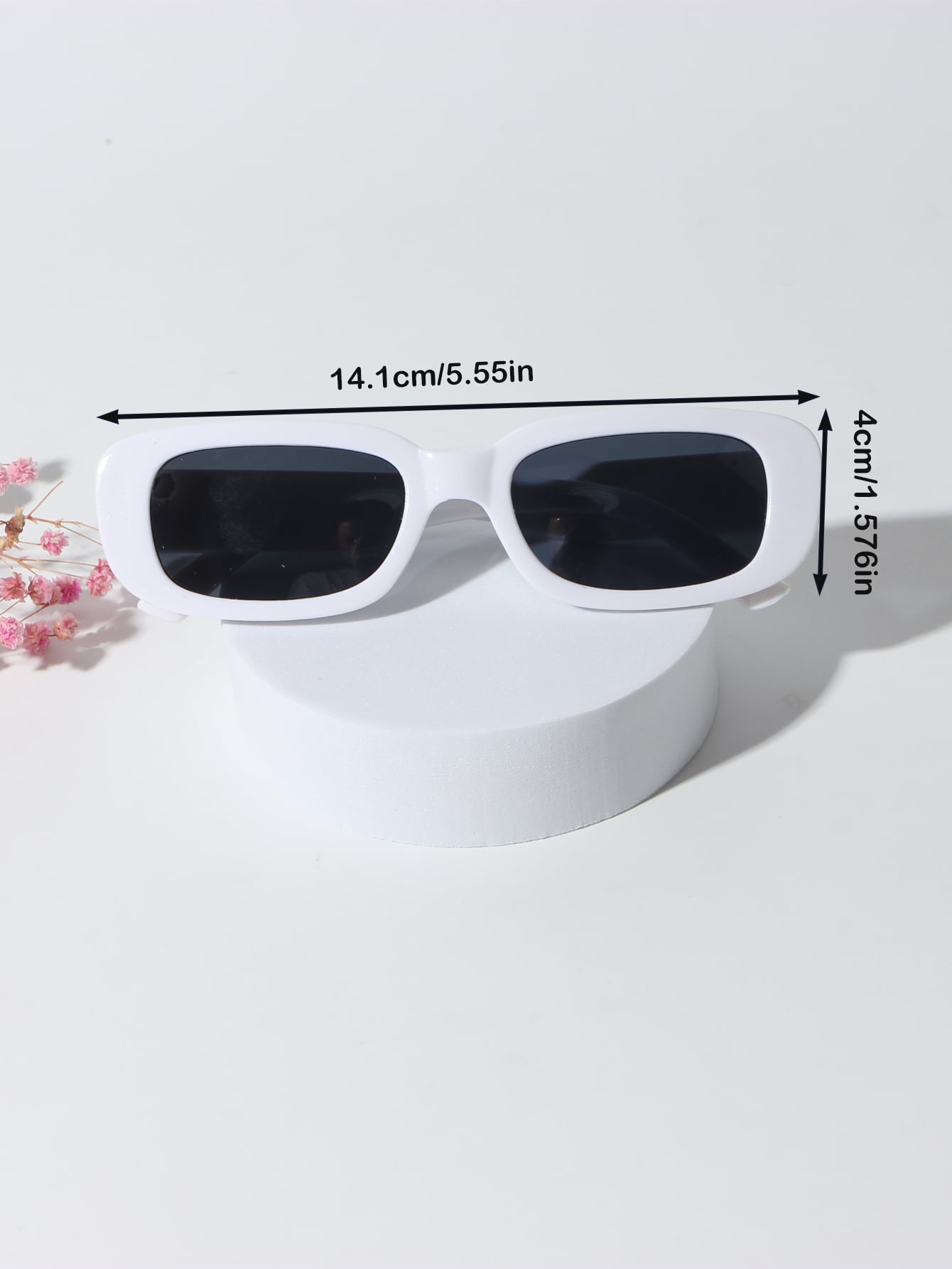 1pc Square Frame Fashion Glasses | SHEIN UK