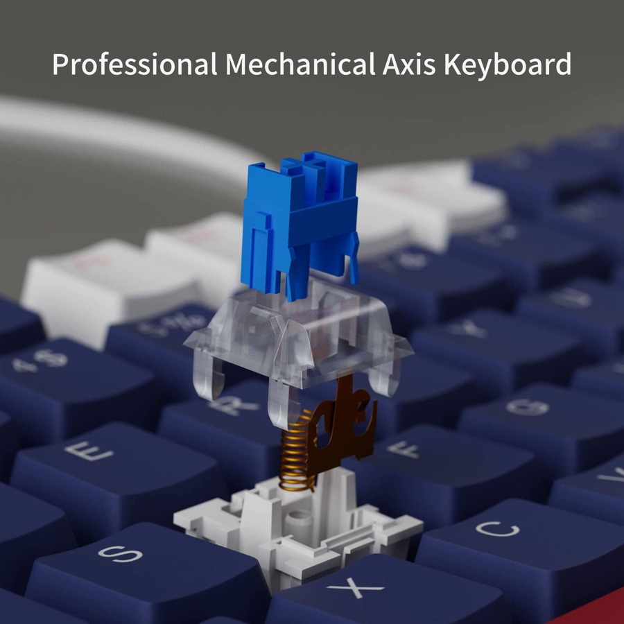 Mechanical Gaming Keyboard, Star Sky 98Keys Hotswappable Wired Gaming ...