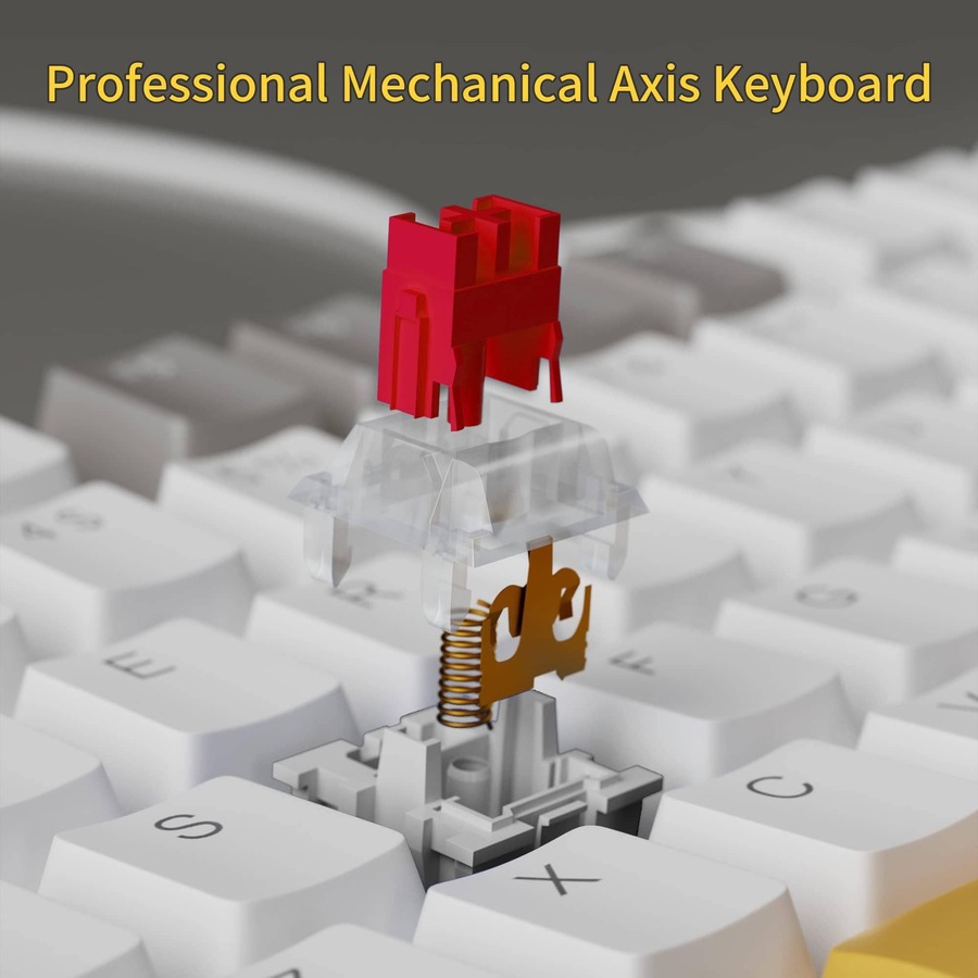 Mechanical Gaming Keyboard, Star Sky 98Keys Hotswappable Wired Gaming ...