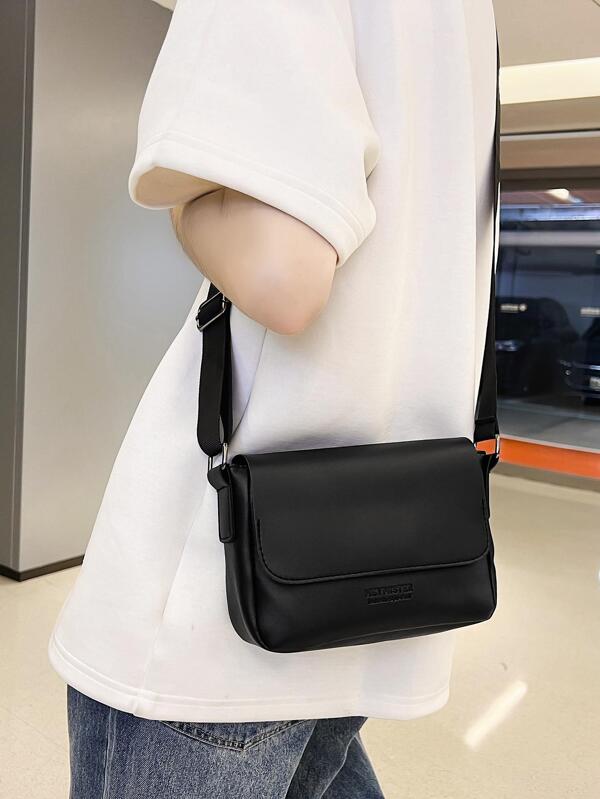 Multifunctional Trendy Simple Solid Color Lightweight Waterproof Sling ...