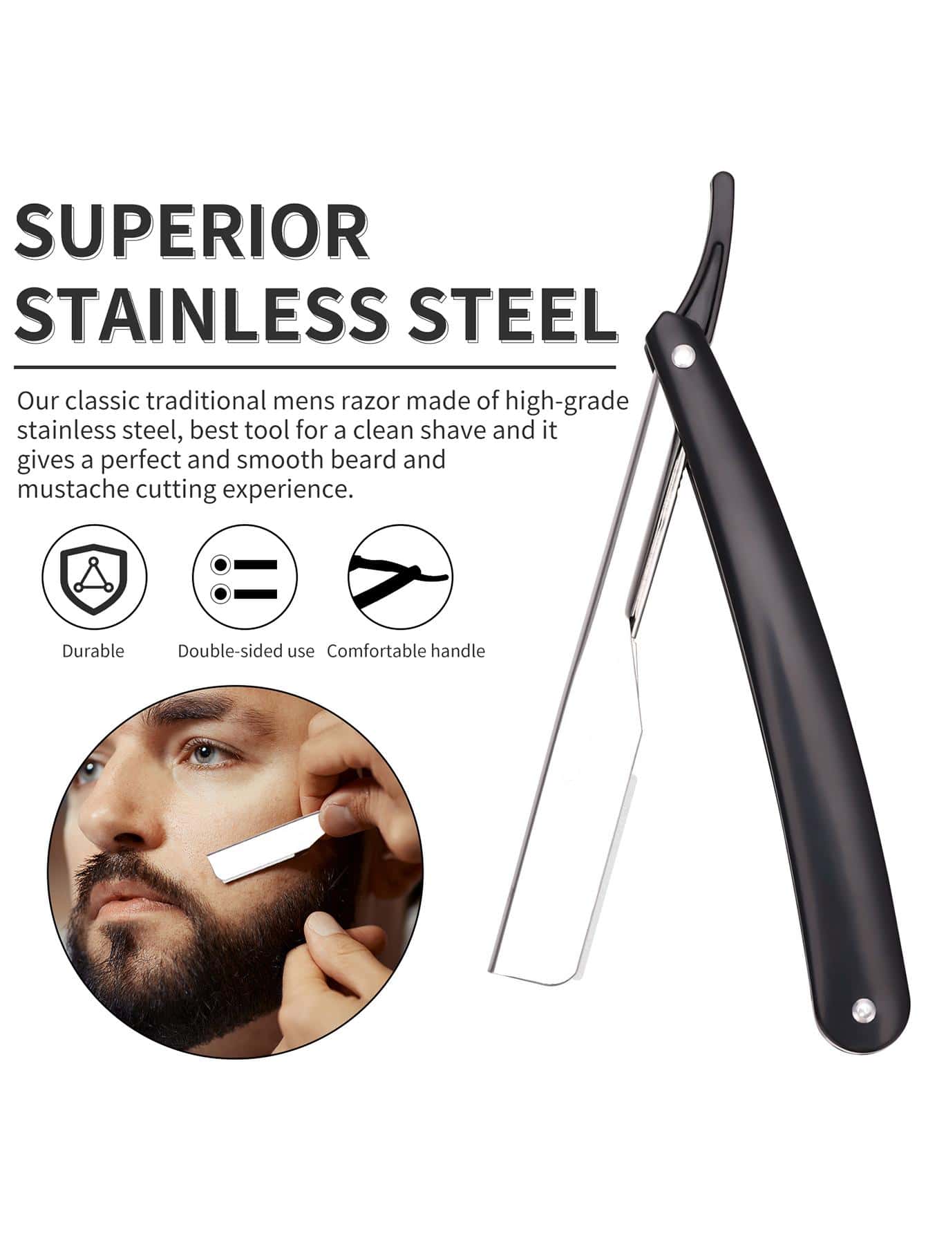 1pc Razor Handle With Blade | SHEIN USA