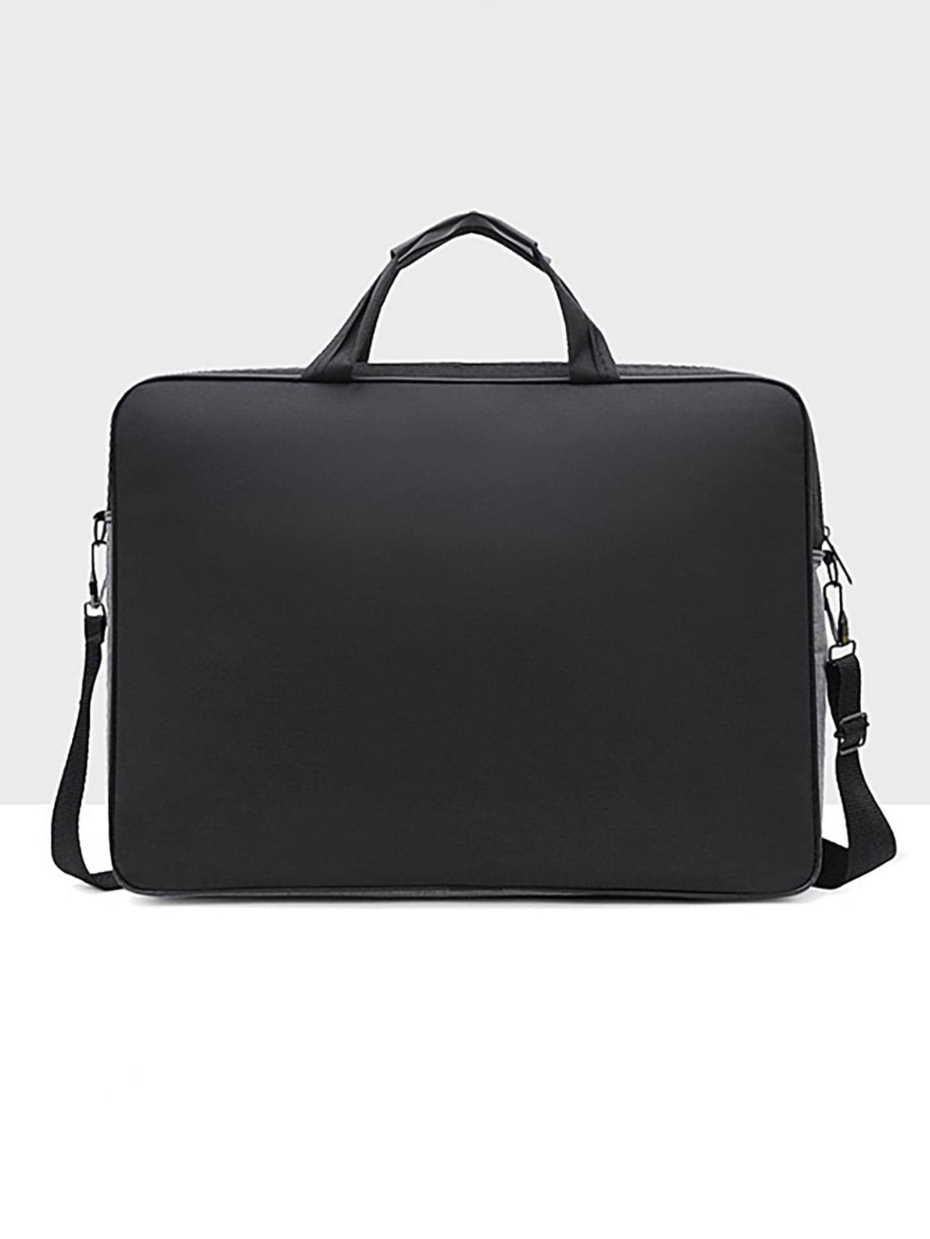 1pc 15.6-Inch Color-Block Business Laptop Bag, Commuting, Durable ...