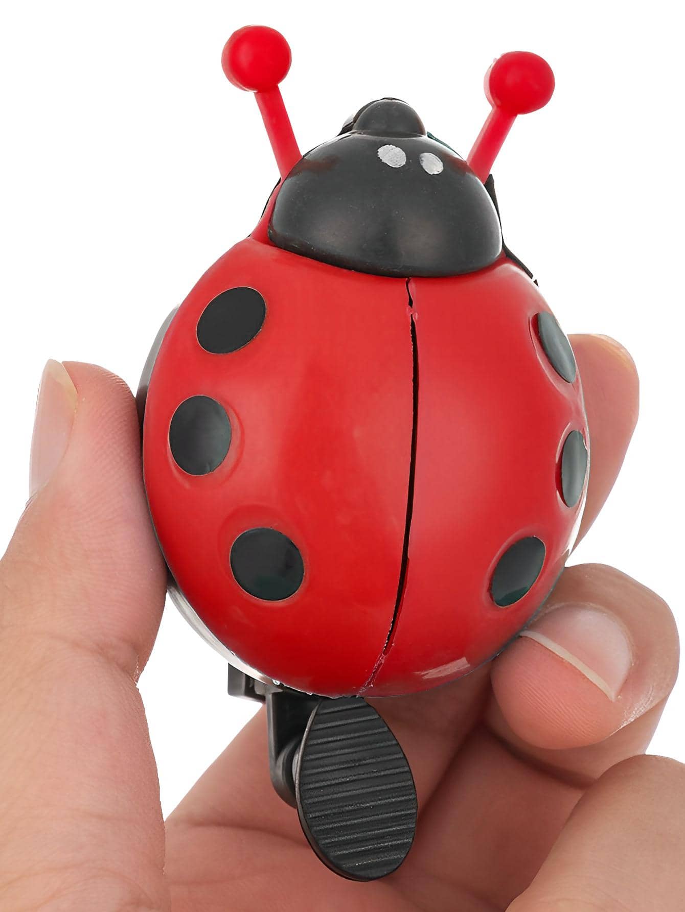 Folding Ladybug Bike Bell, Bicycle Safety Horn, Fun Bike Accessory ...