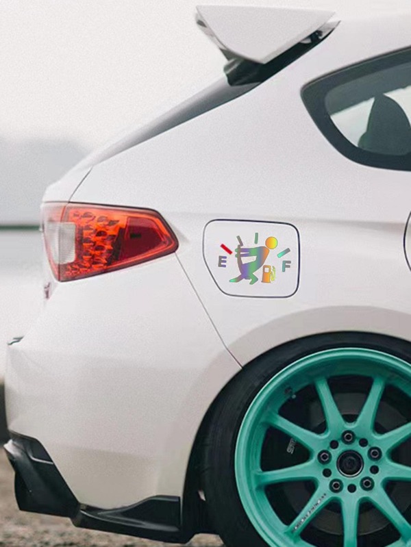 1pc Laser Car Fuel Cap Sticker | SHEIN USA