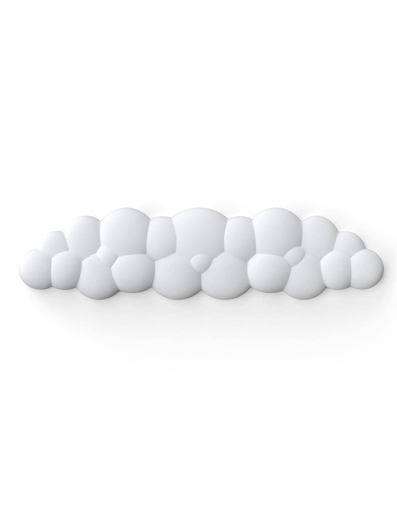 Solid Color Cloud-Shaped Keyboard Wrist Rest, Soft Leather Memory Foam ...