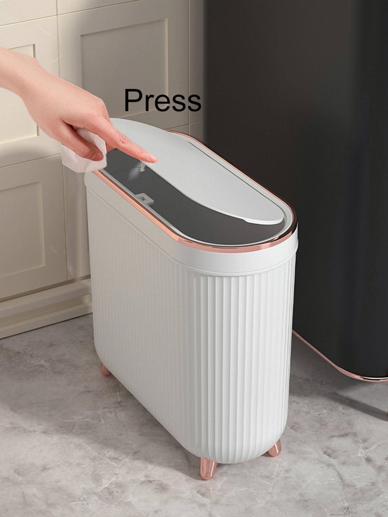 1pc Plastic Waste Bin | SHEIN USA