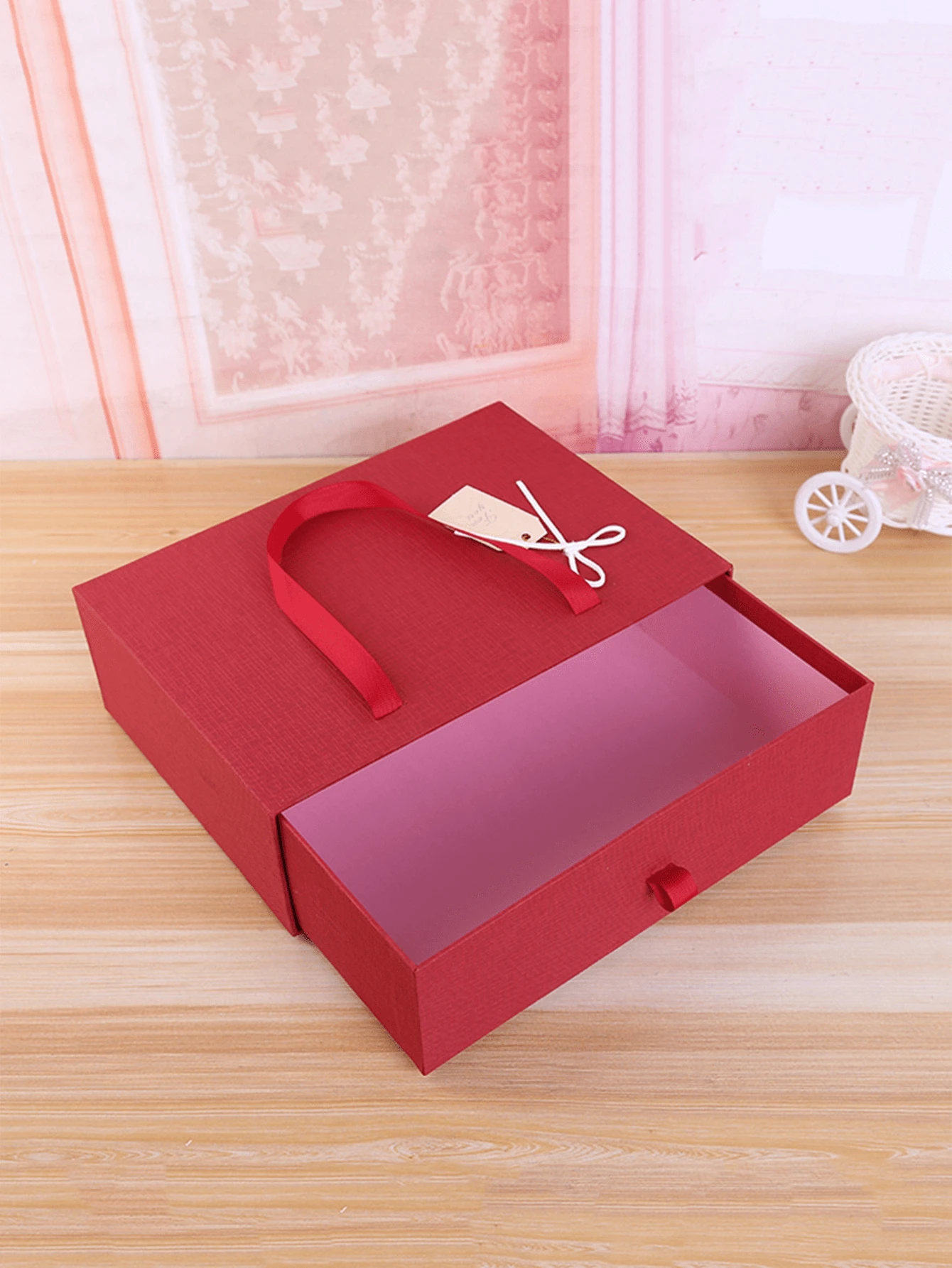1set Bow Decor Gift Wrapping Box | SHEIN USA