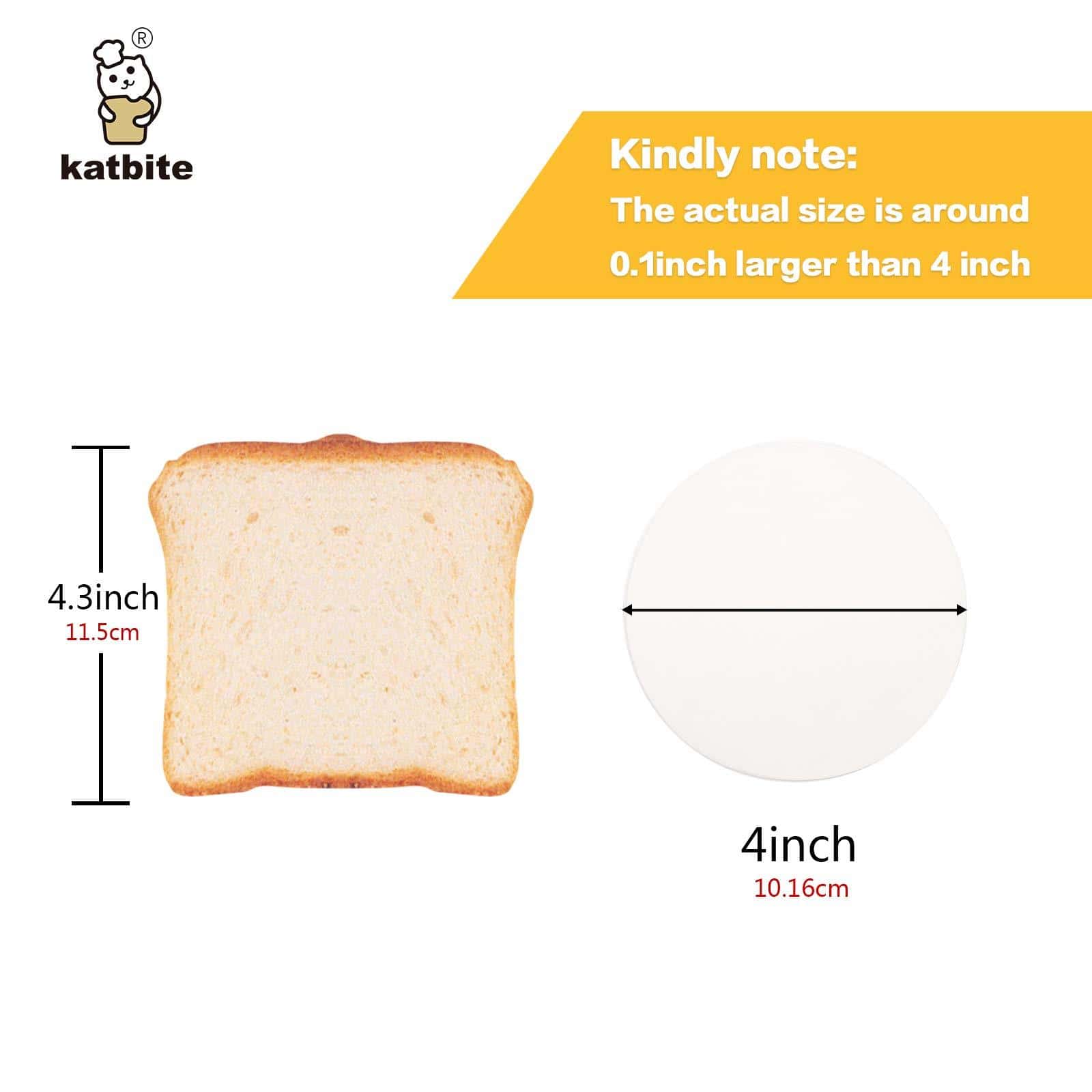 Katbite Heavy Duty Parchment Rounds 4 Inch, 200Pcs Round Parchment ...